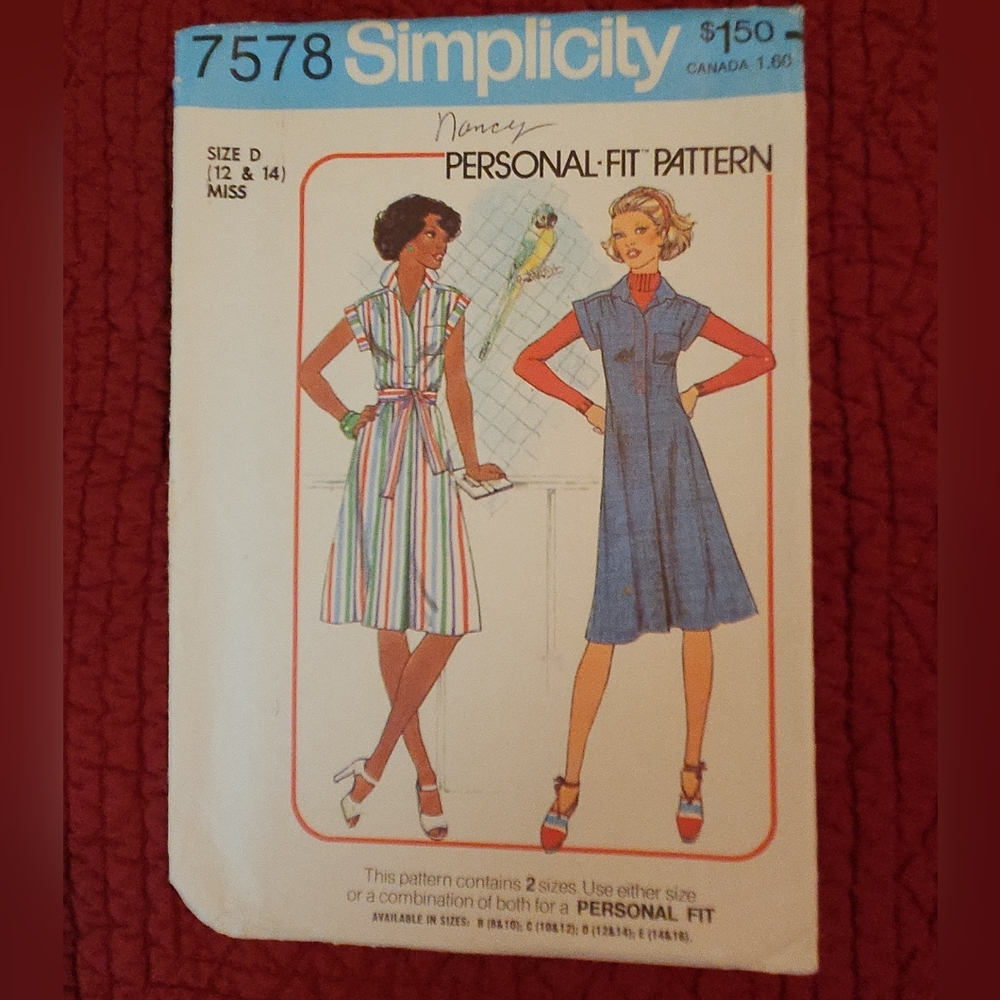 Uncut Vintage 1976 Simplicity Sewing Pattern 7578 Siz… - Gem